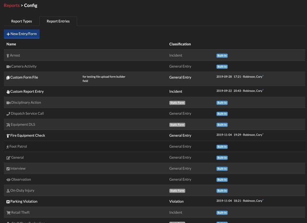 Create Custom Reports — THERMS - Security Incident Report Software